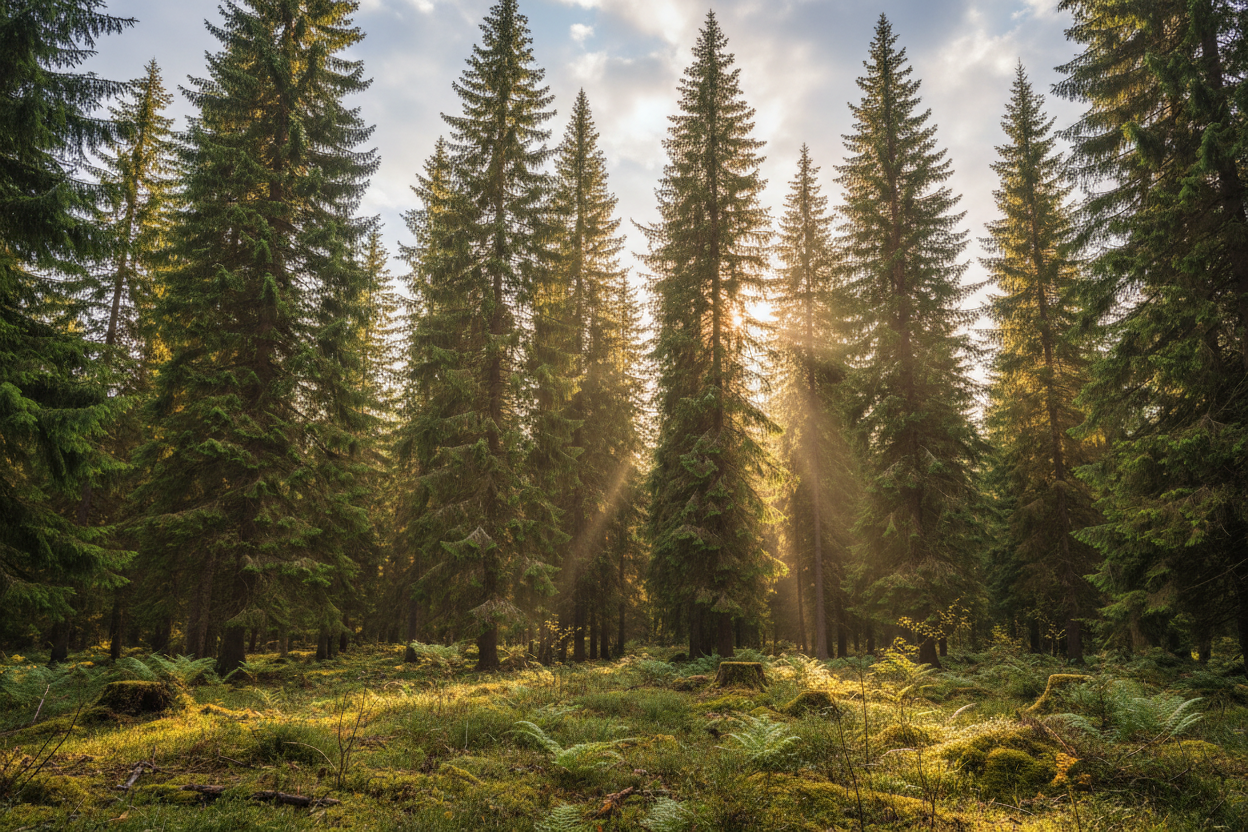 Spruce Trees – Iron Baraga Conservation District